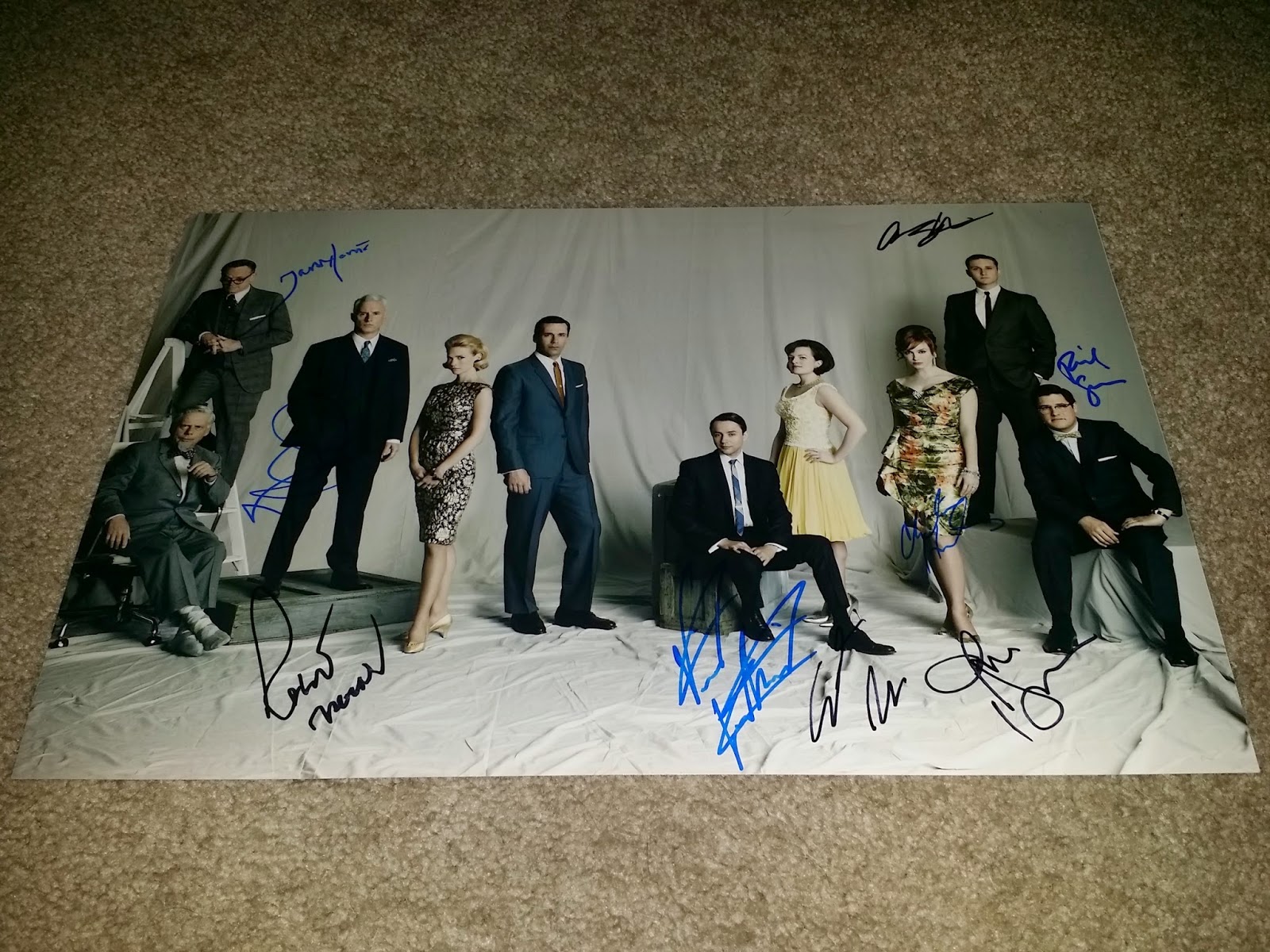 Will The Autograph Guy: Jared Harris of Mad Men! Autographs! Photos!