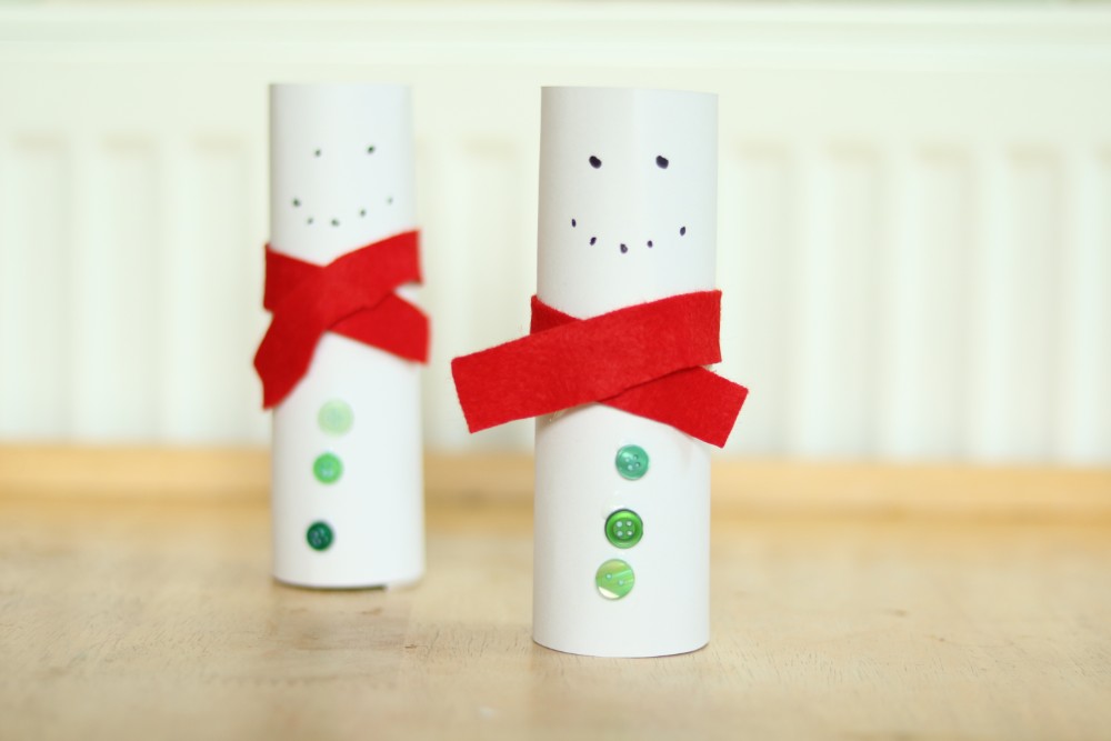Craft Idea: Rolled Paper Snowman | Quite Frankly She Said
