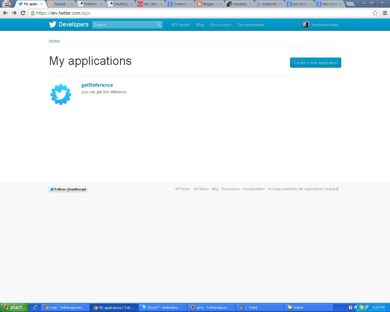 JAVA IN CLOUD: Twitter oauth guideline with Example