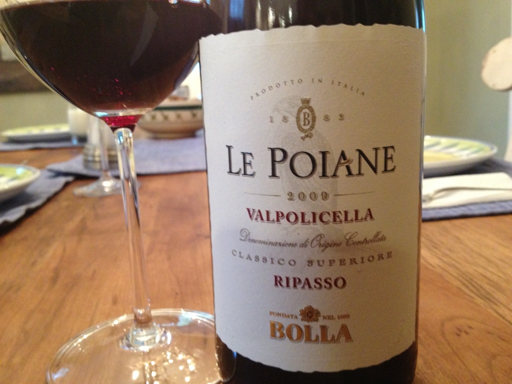 Two Wines from Bolla & Pasta con Gamberi - John Fodera's Tuscan Vines