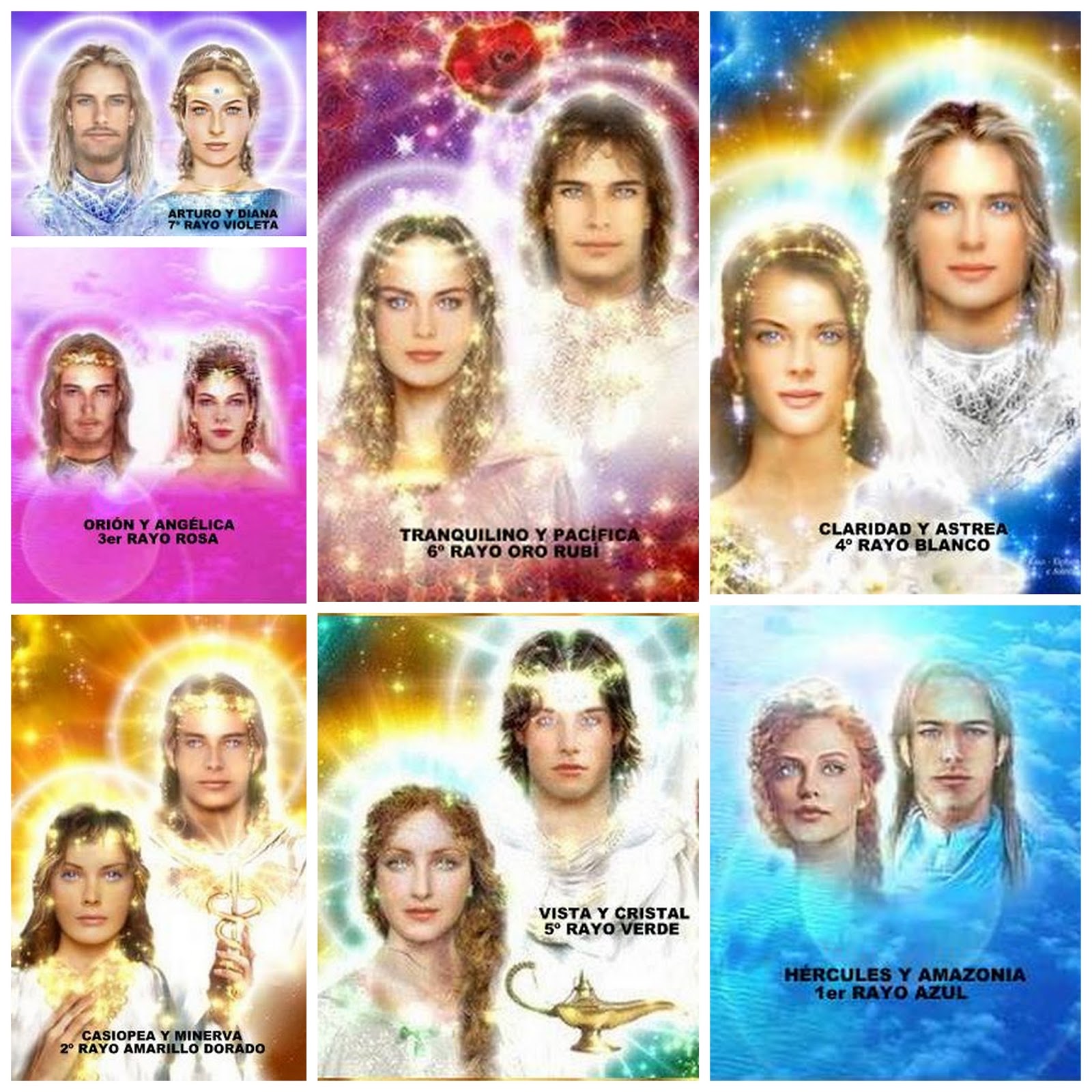 LOS SIETE ELOHIM Y COMPLEMENTOS DIVINOS ~ Códigos Sagrados Numéricos