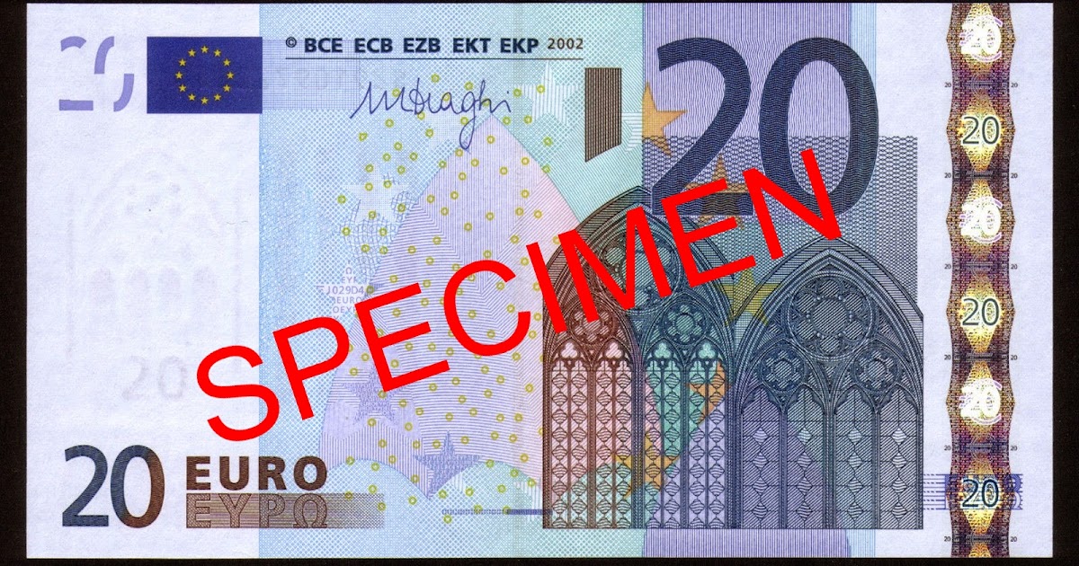 20 Euro|World Banknotes & Coins Pictures | Old Money, Foreign Currency ...