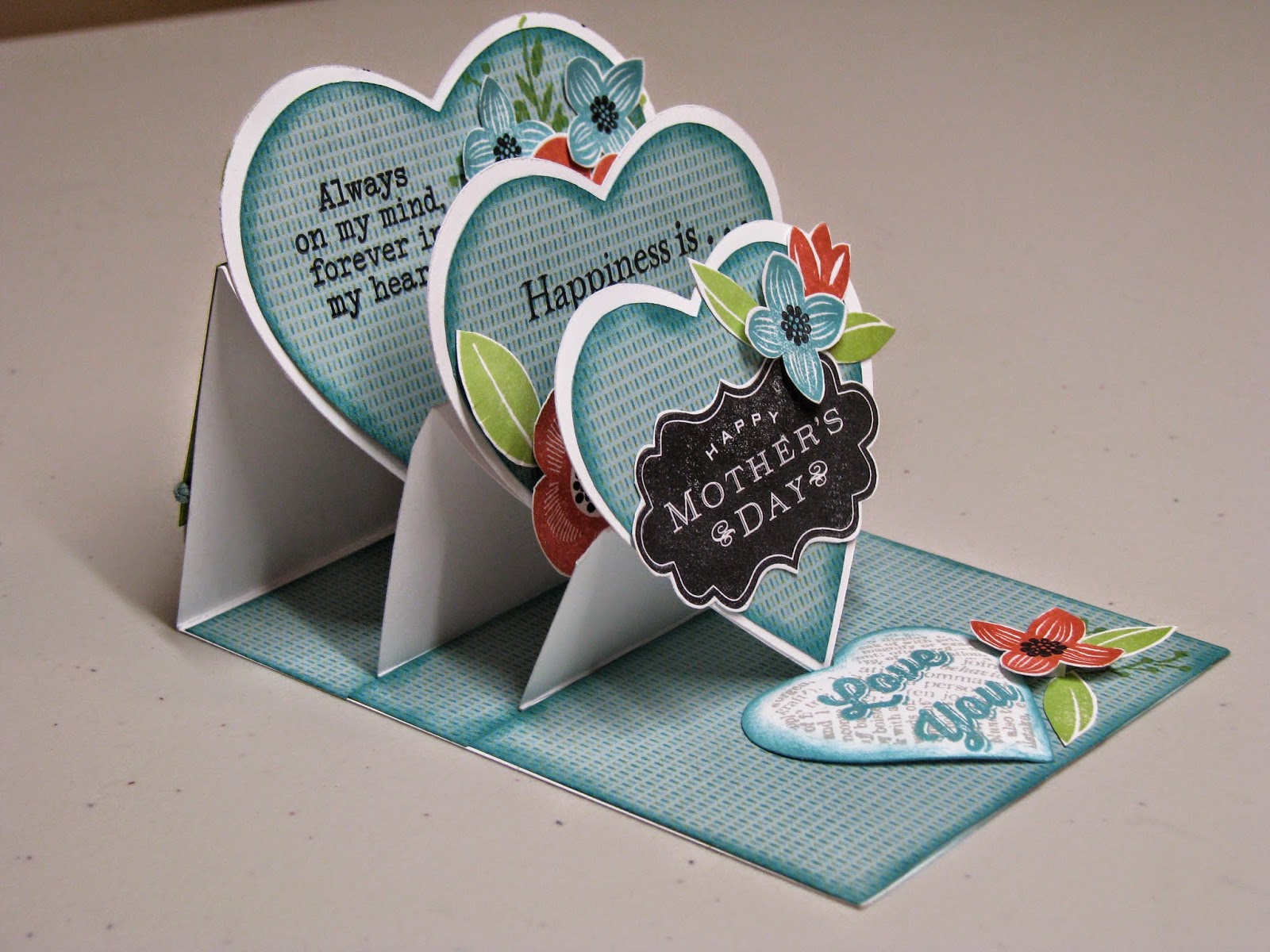 sandy'z creative corner: Mother's Day/ Father's Day cards ~ April 2015 Club