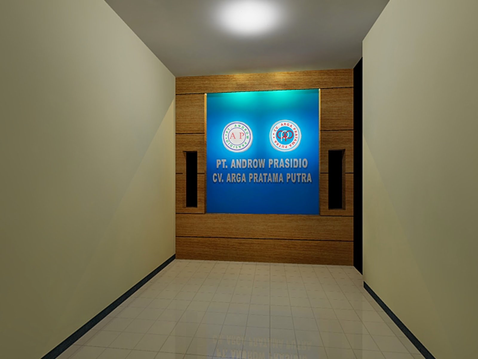 Desain Backdrop Kantor - Art Mas Jeck