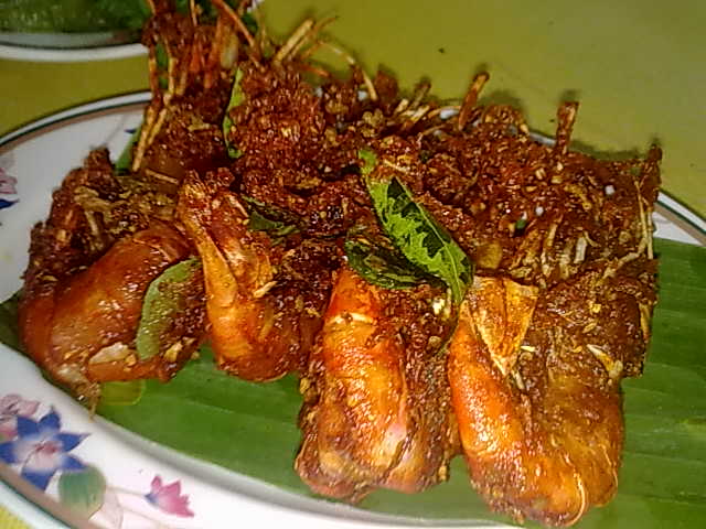 Rendang landak @ restoran selera rimba