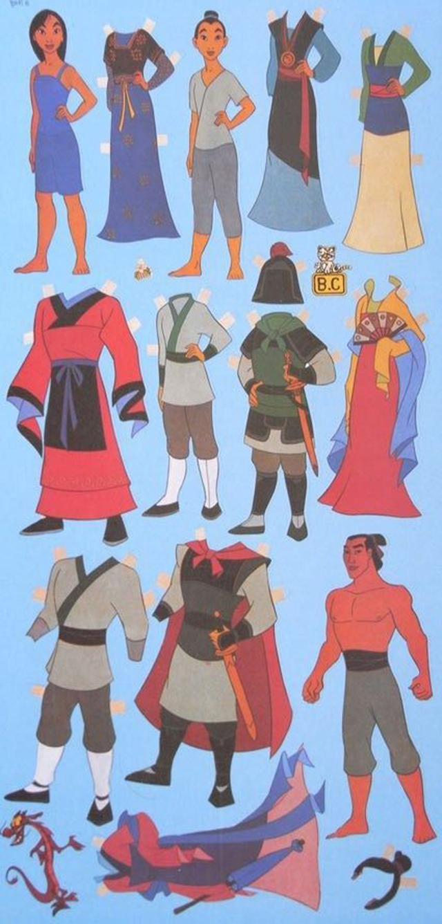 Disney Movie Princesses: Princess Paper Dolls