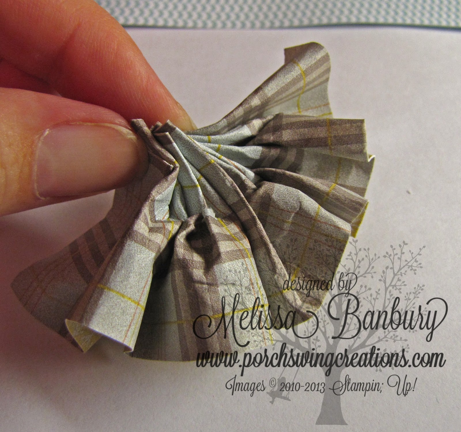 Porch Swing Creations: Vintage Deer & Ruffled Paper Tutorial