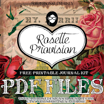 Tsunami Rose Designs: Free Printable Journal Kit- Rosette Provision