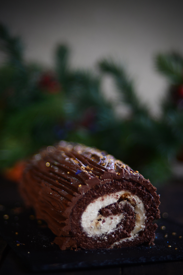 Lemon & Vanilla: Chocolate Roulade with Sweet Chestnut Purée, Honeyed ...