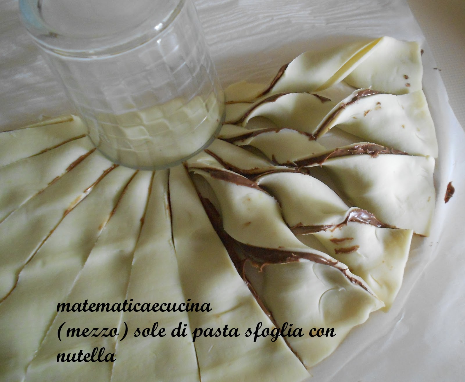 (Mezzo*) Sole di Pasta Sfoglia con Nutella da matematicaecucina su ...