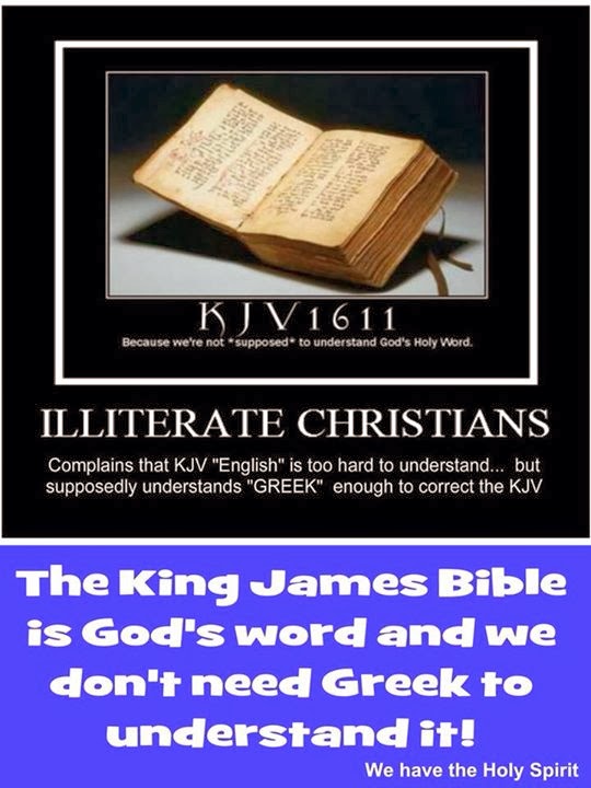 RHOBLOGY: The Holy Spirit revealed to me that the KJV is perfect