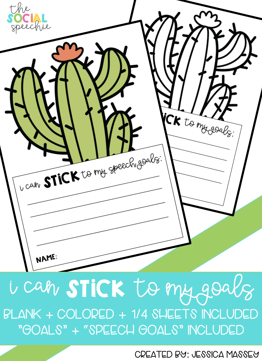 I Can Stick to my Goals + P.E. Expectations Printables | The Social ...