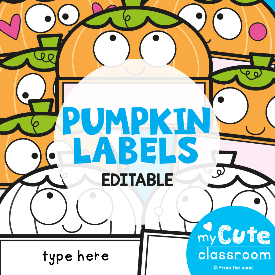 Pumpkin Labels | From the Pond