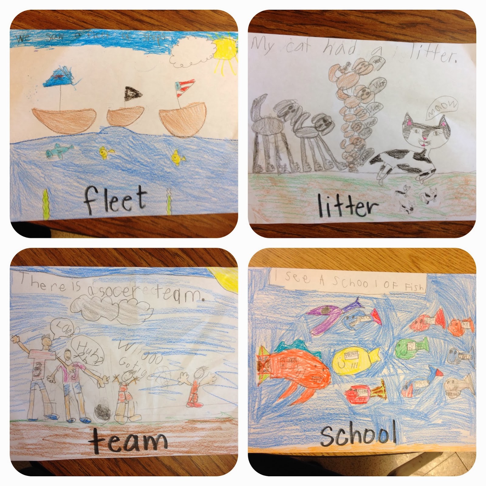 Simply Second Grade: Our Collection of Collective Nouns!