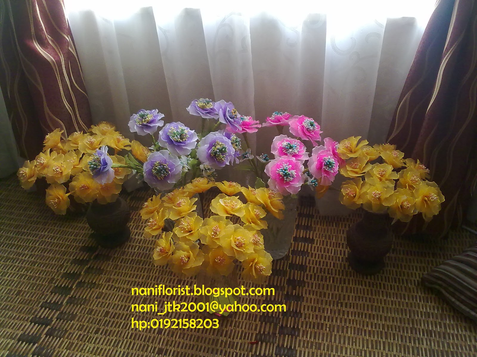 Nani Florist: BUNGA STOKIN KEKWA PINK PURLE
