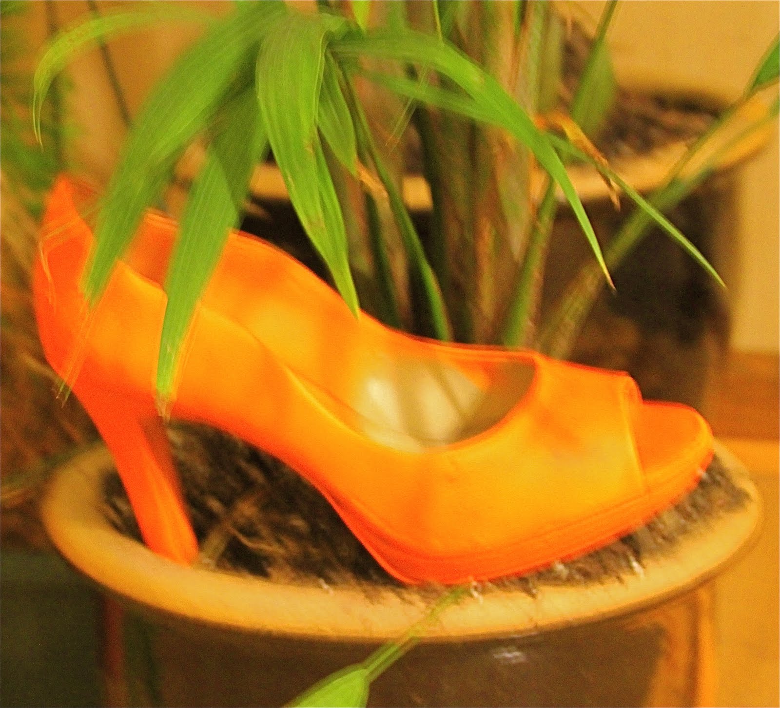 Style Spice: Orange Pumps