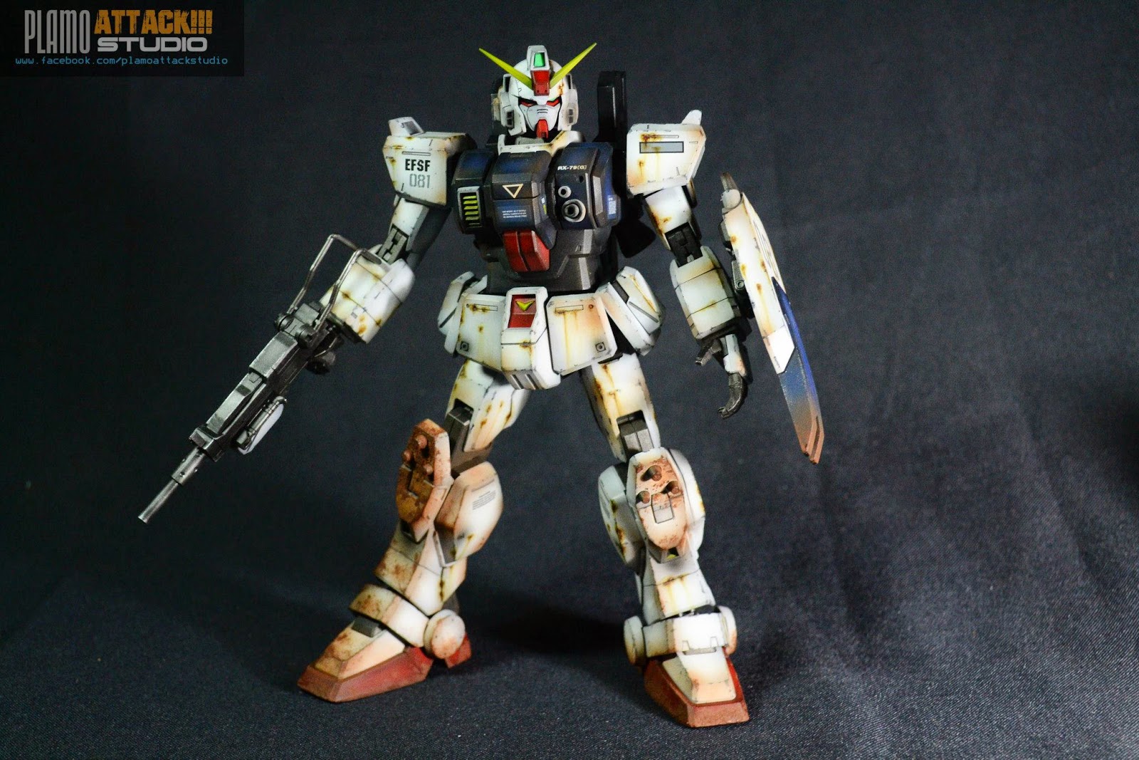 Custom Build: MG 1/100 RX-79[G] Ground Type Gundam (1 of 2 Flat+mud ...