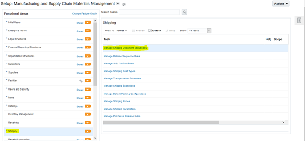 Oracle Application How To Define Oracle Fusion Gapless Custom Sequence At Ship Confirm Form Level