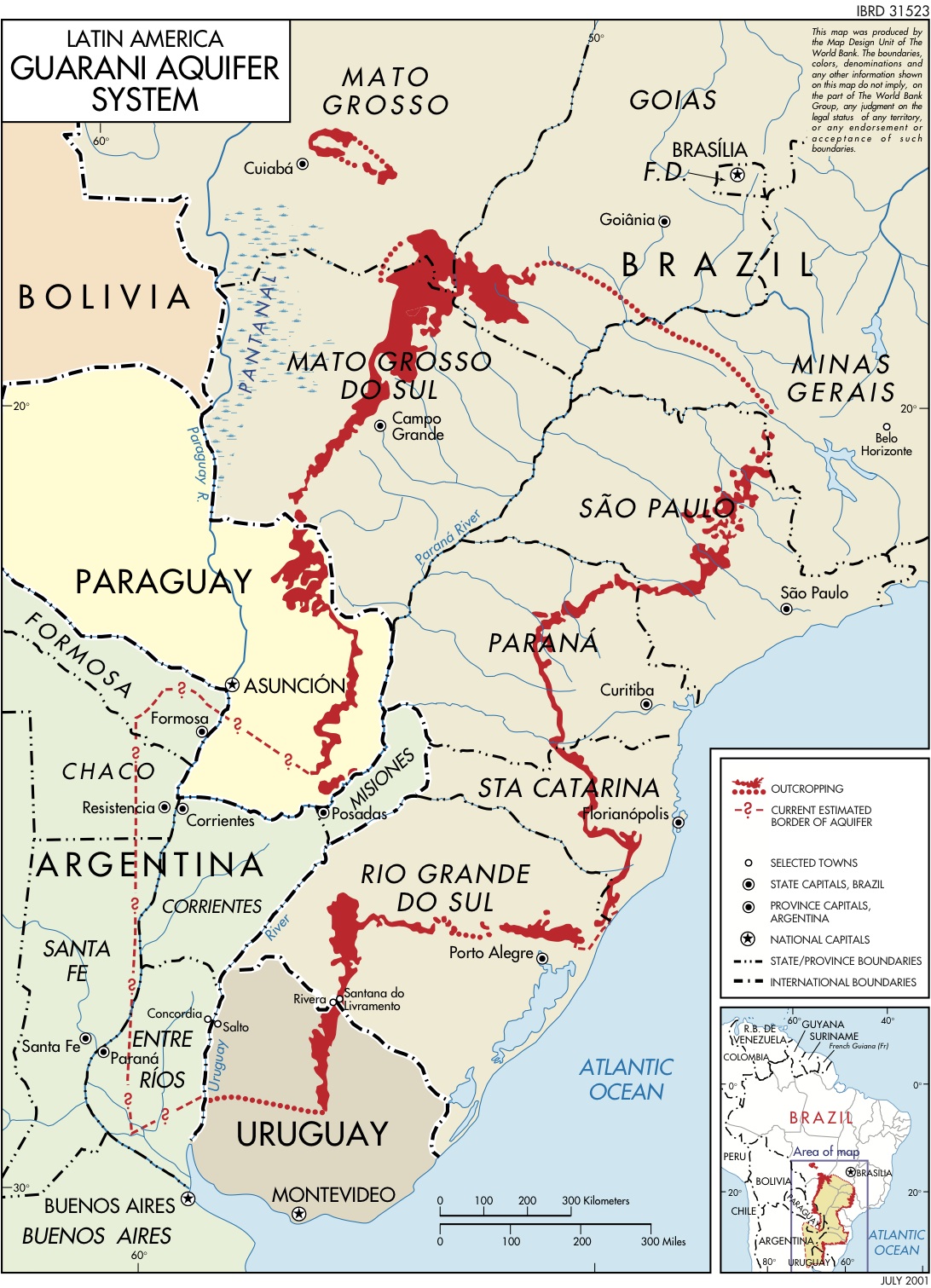 Wisdom in Water, please...: A Short Look at the Guarani Aquifer