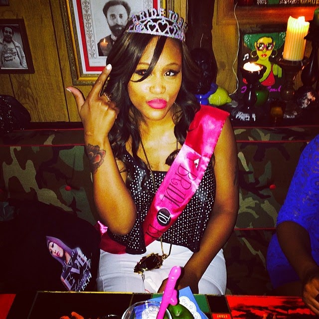 eGistOnline Magazine: US Rapper, Eve Celebrates Upcoming Nupticals In A ...