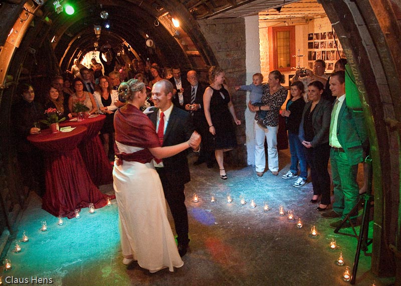 Claus Hens, Fotograf: Hochzeit im Kohlenkeller
