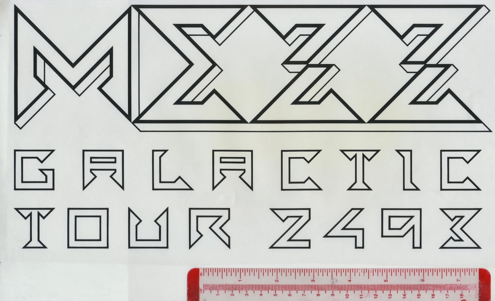 Tenth Letter of the Alphabet: Anatomy of a Logo: Mezz Galactic Tour 2493