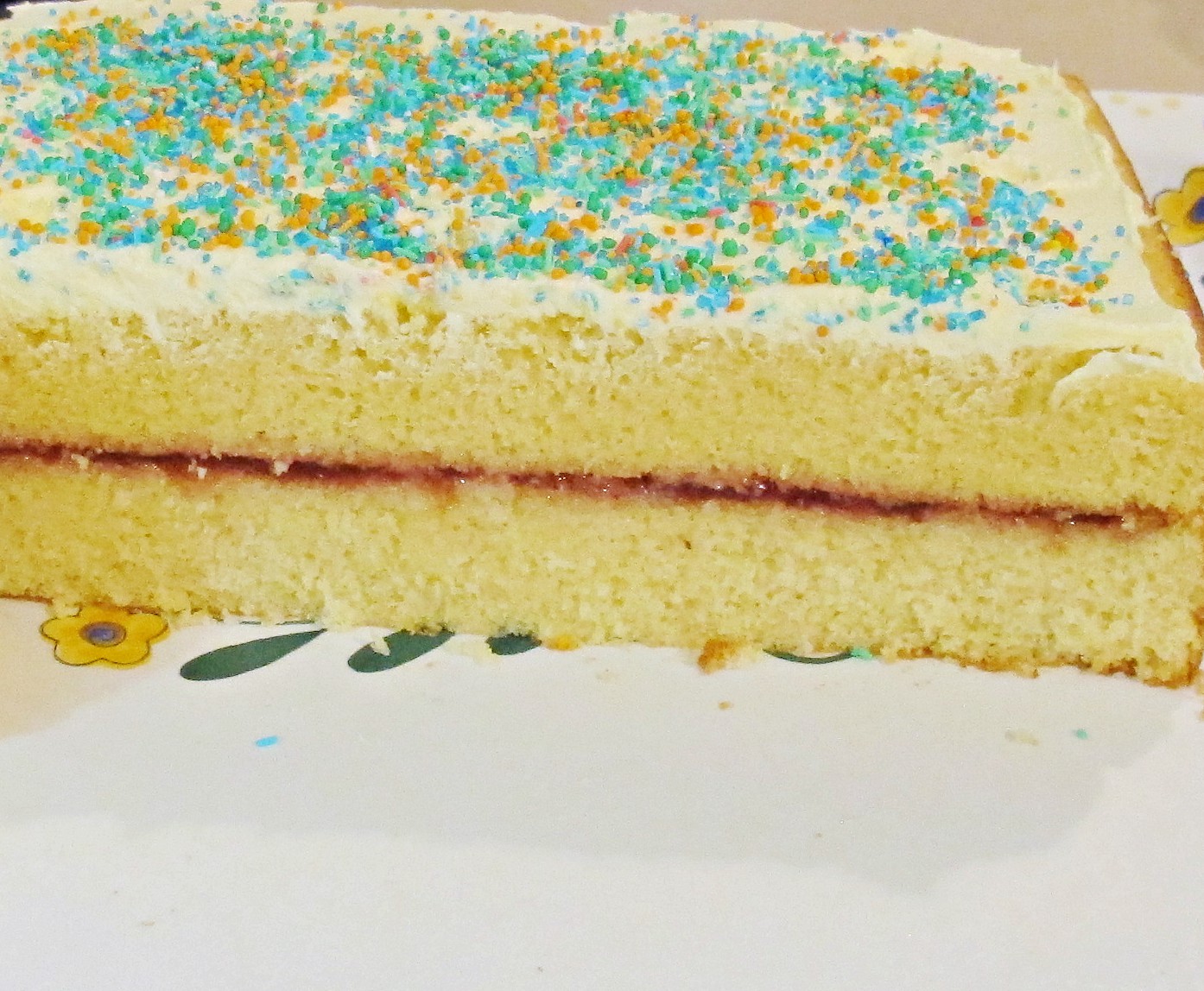 Two Cheeky Monkeys: Fairy Bread Inspired Cake