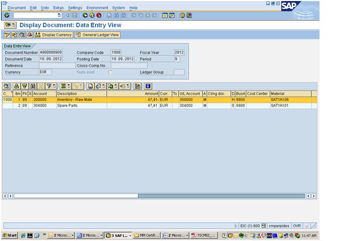 SAP MM : Transfer posting from material to material in SAP (Material ...