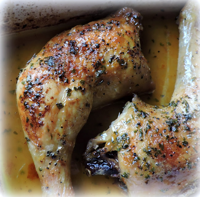 Lemon Roasted Chicken Legs | The English Kitchen