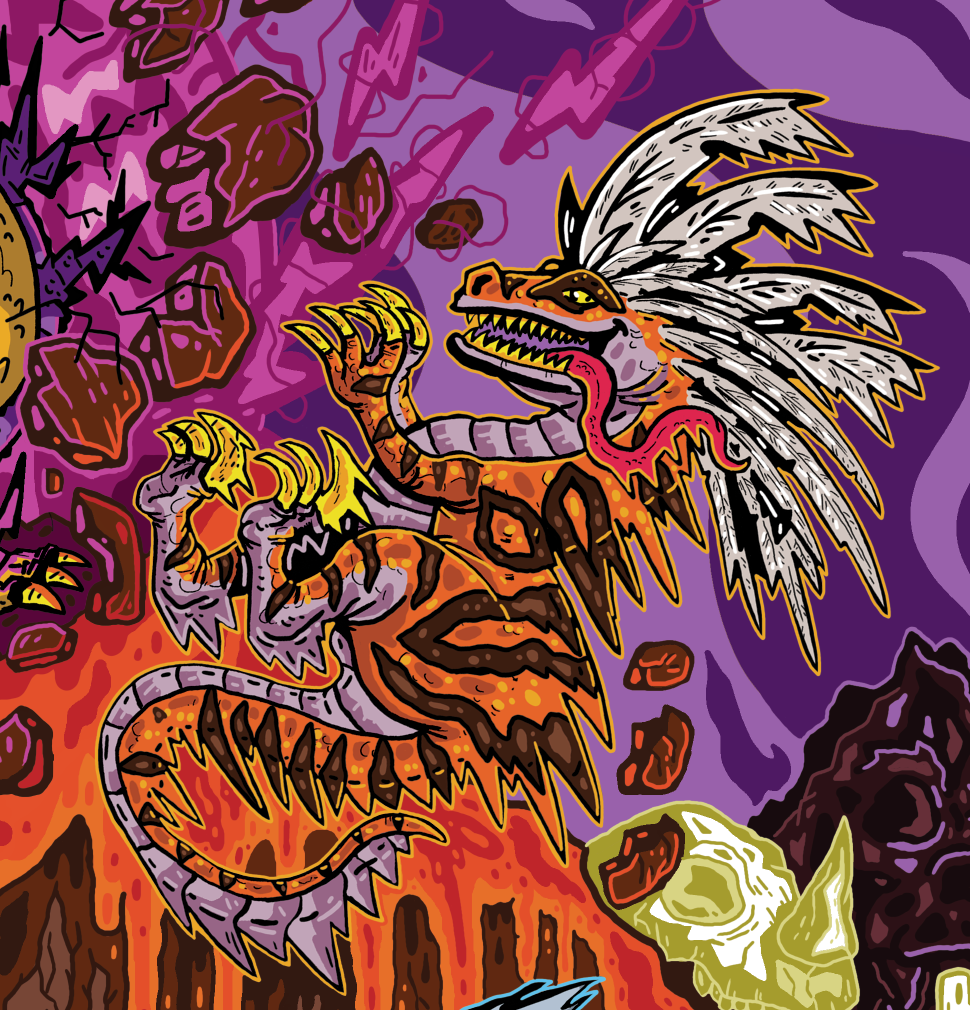 Pretty Weird Art: Pretty Weird Art: Primal Rage Poster