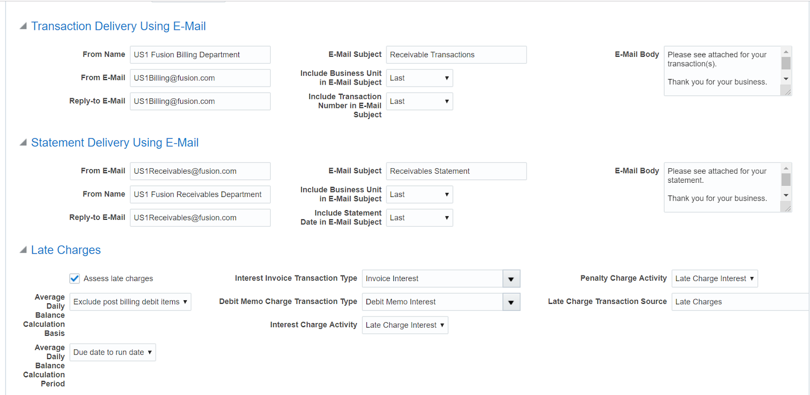 The Oracle Prodigy Customer Statements In Oracle Fusion Applications