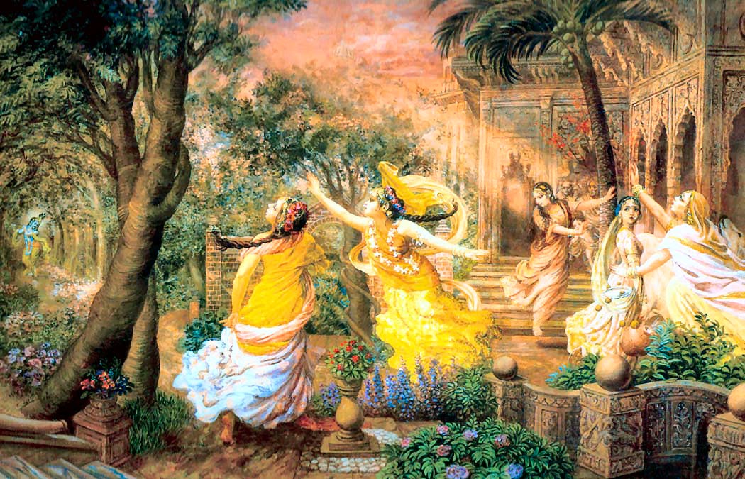 The flute of Lord Krishnas and Gopis