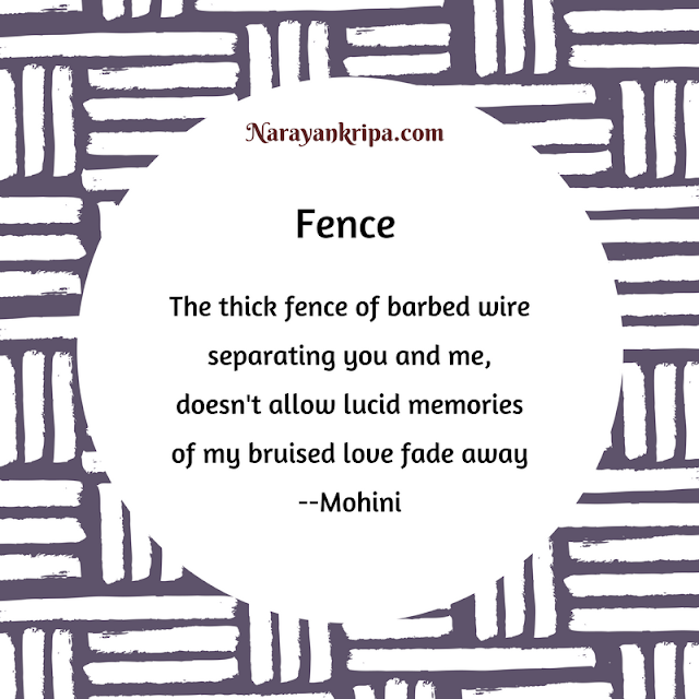 April Poetry Month Day 23 Poem: Fence