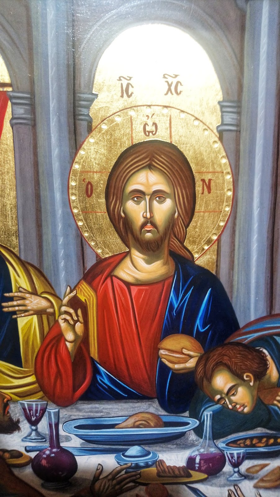ΒΥΖΑΝΤΙΝΕΣ ΑΓΙΟΓΡΑΦΙΕΣ ΔΙΑ ΧΕΙΡΟΣ ΤΑΞΙΑΡΧΗ ΓΙΑΝΝΙΚΟΥ: Ο ΜΥΣΤΙΚΟΣ ΔΕΙΠΝΟΣ