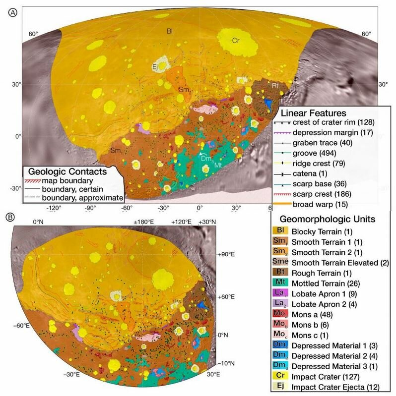 New map reveals geology and history of Pluto's moon Charon - portuguese ...