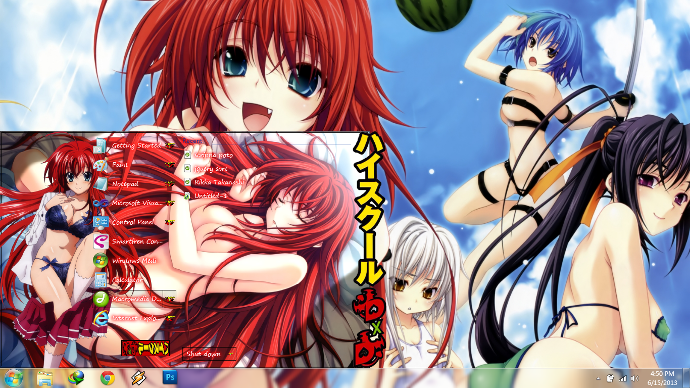 Highschool DXD Theme Windows 7