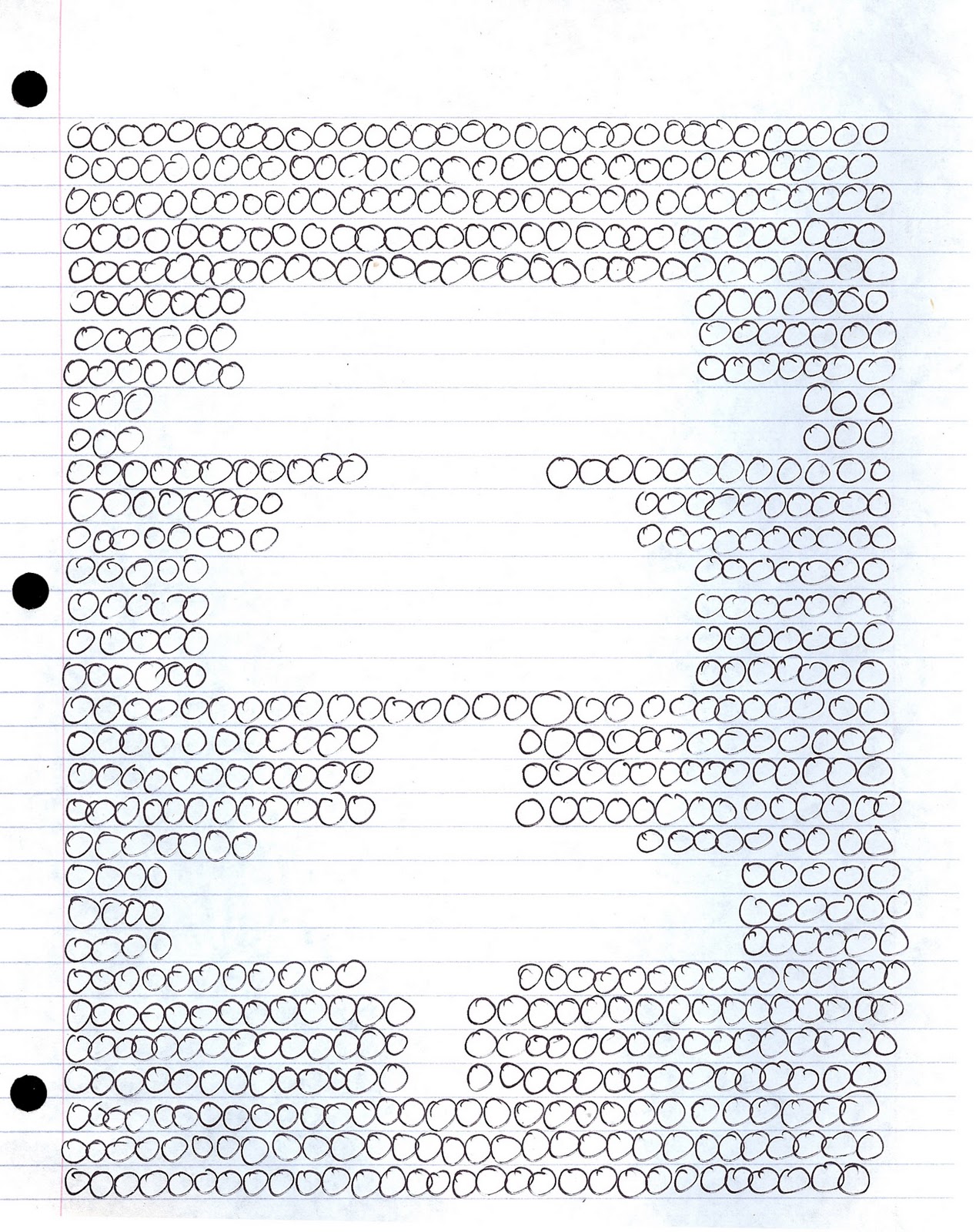 Fire Resistant Material: Repetition and Negative Space