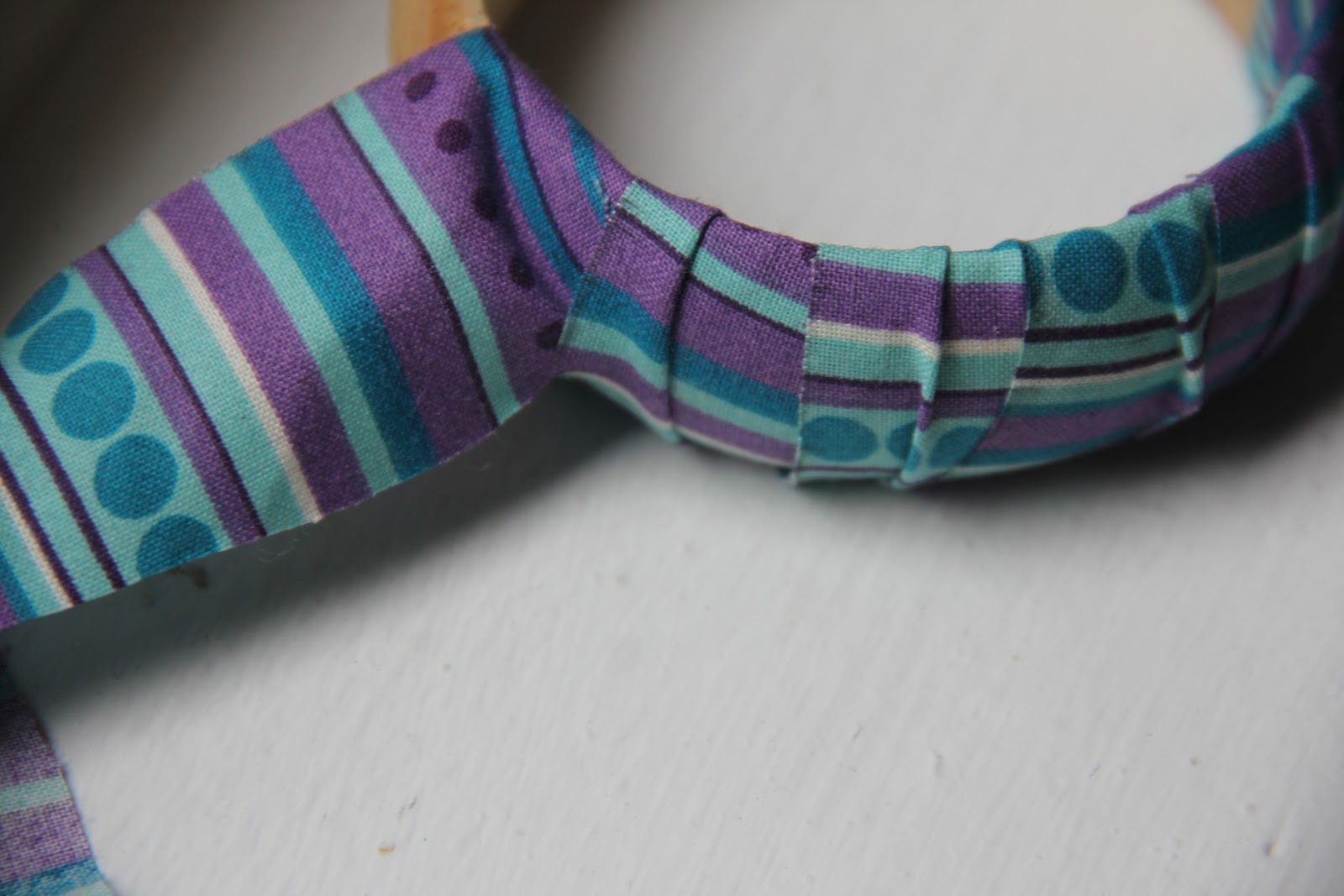 Queen Of Funky DIY: DIY Nicole Miller Inspired Textile Bangles