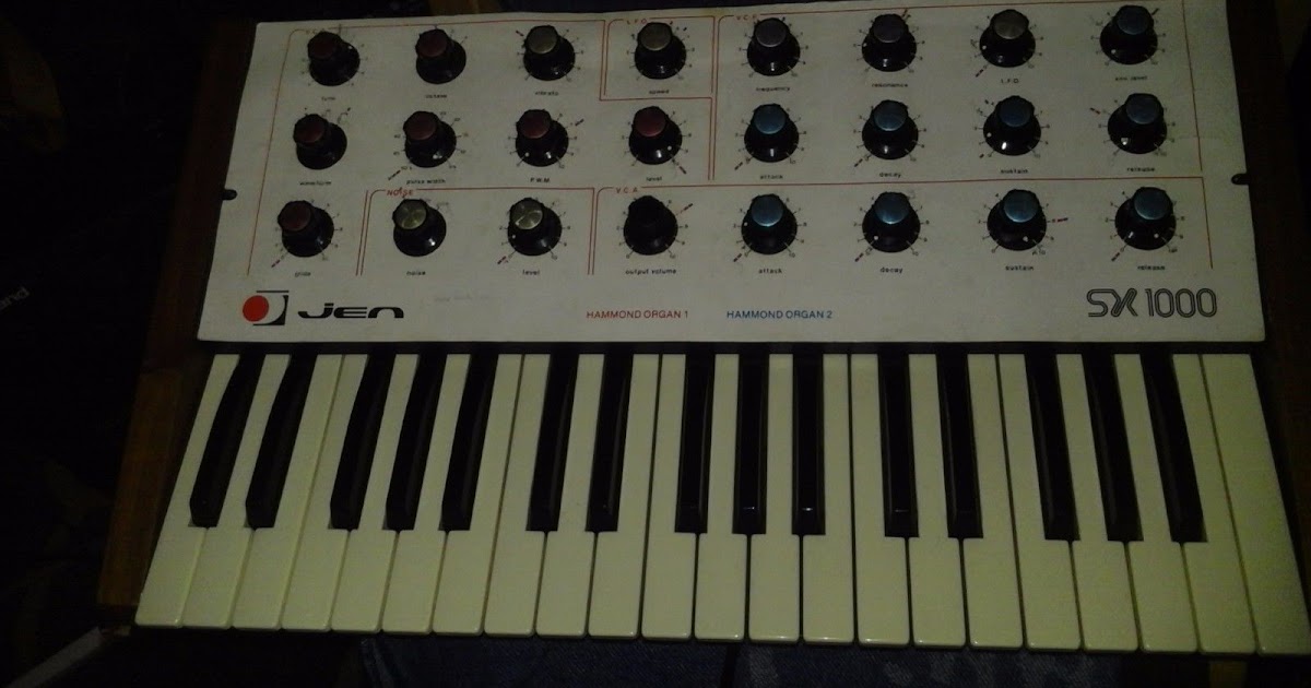 MATRIXSYNTH: Jen Synth Tone SX1000 Synthesizer w/ Patch Overlay