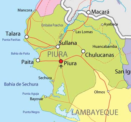 island life- in a monastery: PIURA - OLD AND NEW