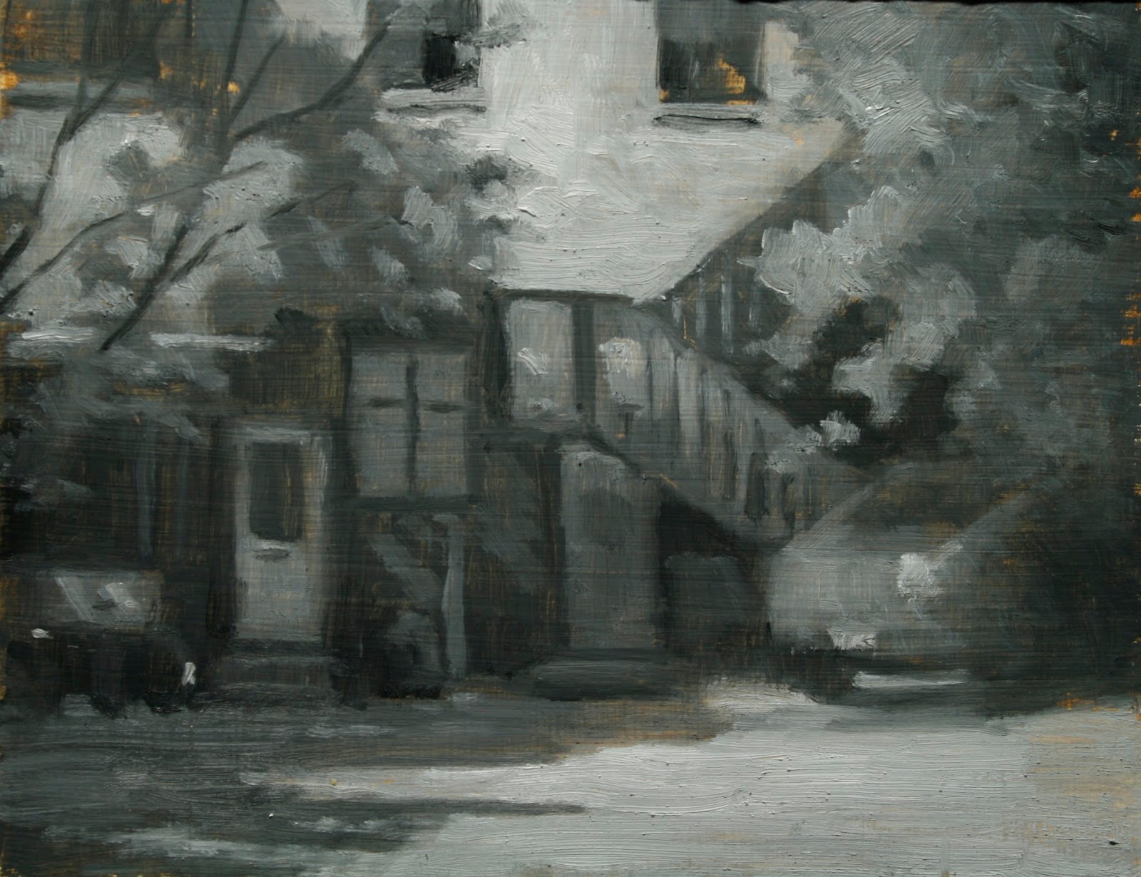 Rembrandt, Etc. - Making My Mark: Sunnyside Back Lane - Workshop ...