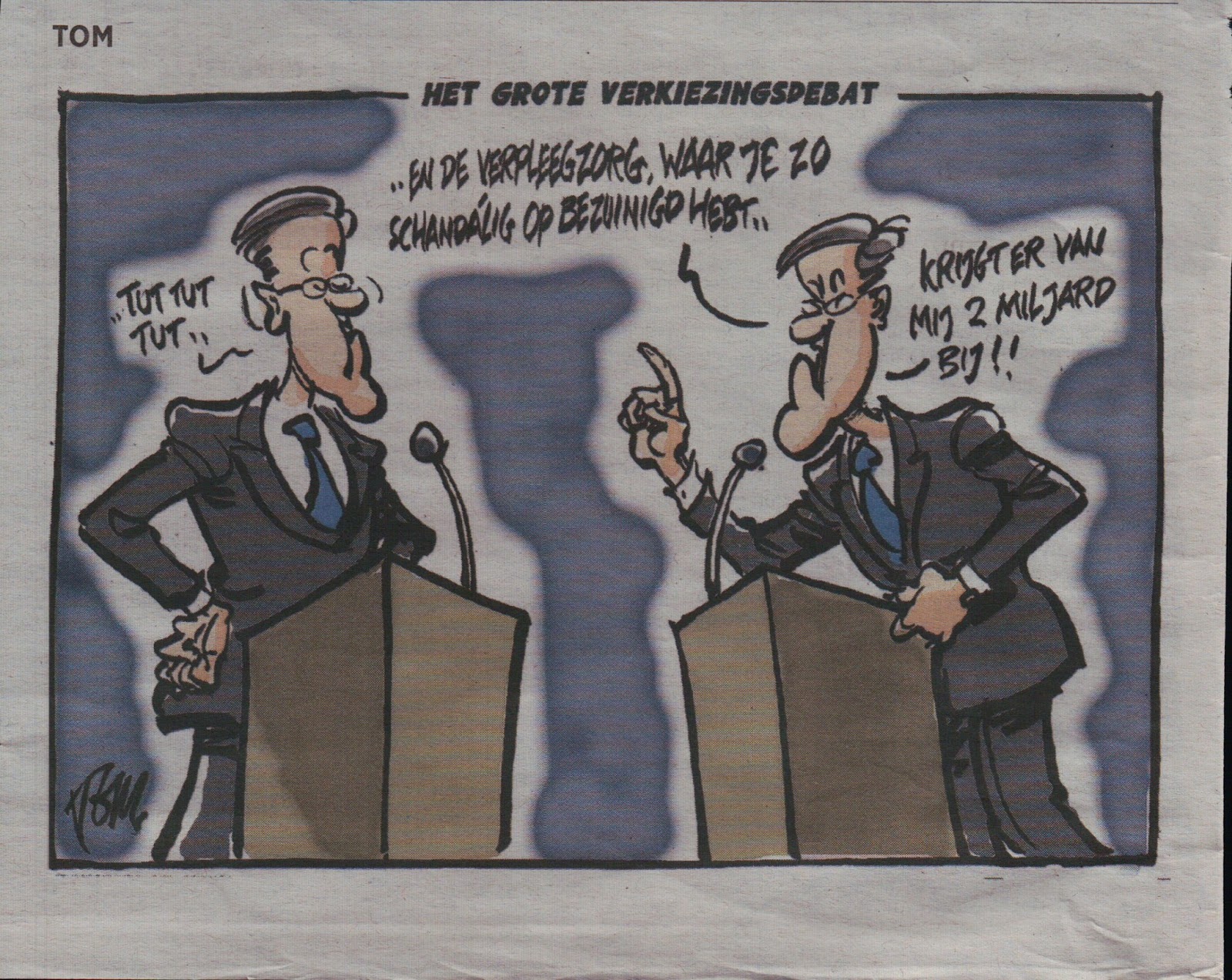 AartDekker: CARTOONS 'TOM' / EVEN TERUGKIJKEN NAAR / VERKIEZINGEN 2017 ...
