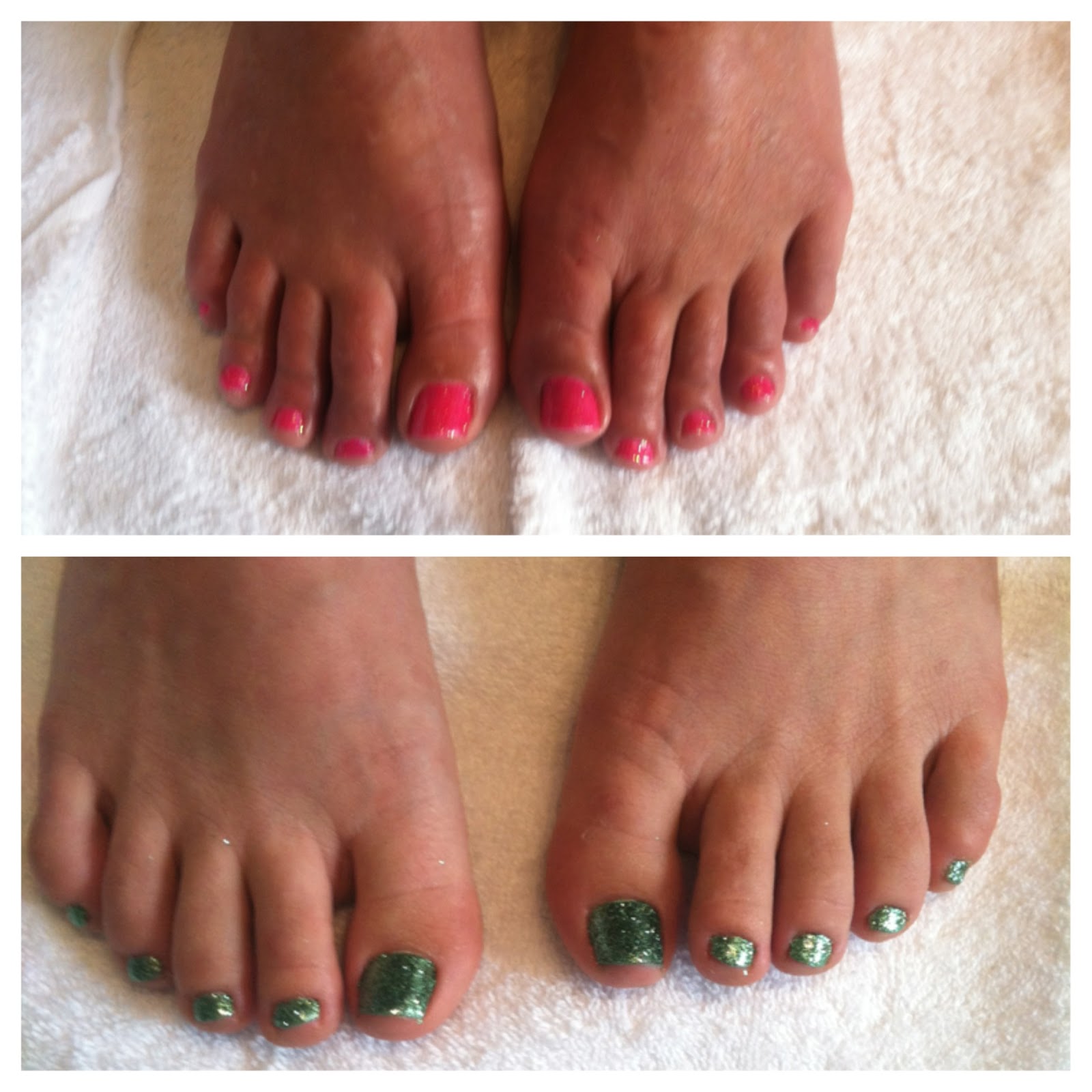 The Apprentice Diaries: Shellac Glitter Toes