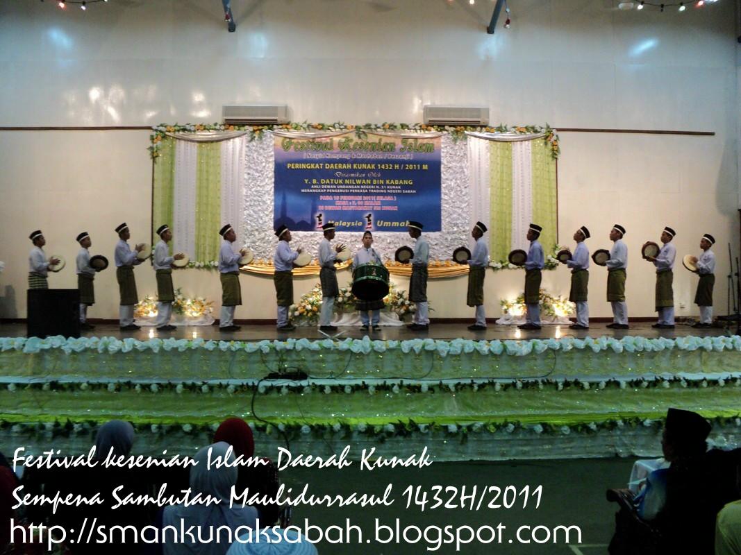 SMU Pekan Kunak Johan Pertandingan Sepanduk & Kompang Sempena Maulid ...