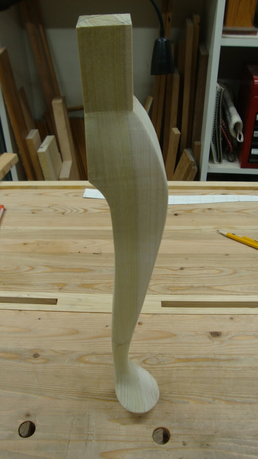 Woodworking in a Tiny Shop: Making a Cabriole Leg With Only Hand Tools