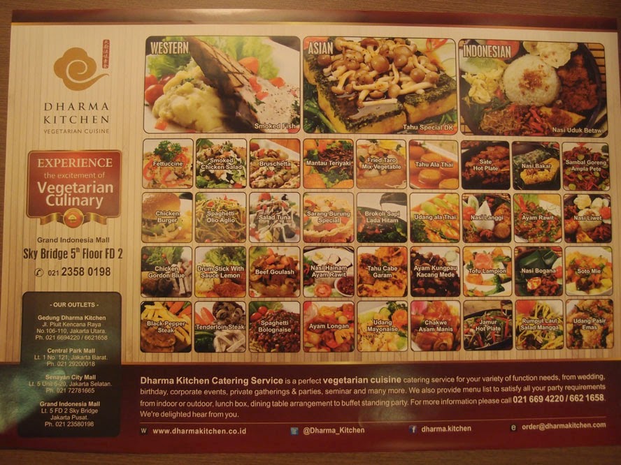 KABAR KABARI DONG : Dharma Kitchen (Vegetarian Restaurant Jakarta)