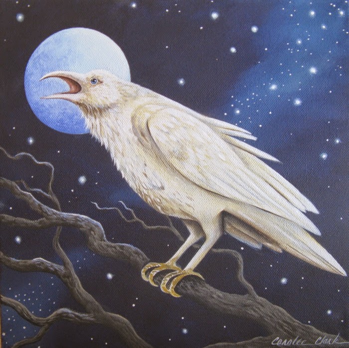 Musings from Behind the Easel: "White Raven"