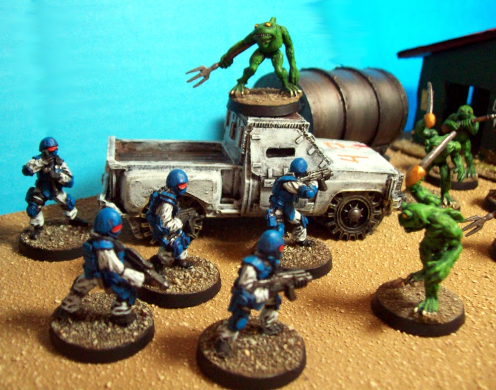 Deathworld Adventures: Tactical Miniatures S.W.A.T. Team