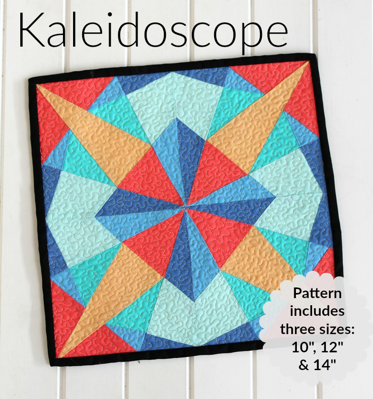 Kaleidoscope Mini Quilt + Your Free June 2017 Calendar - Threadbare ...