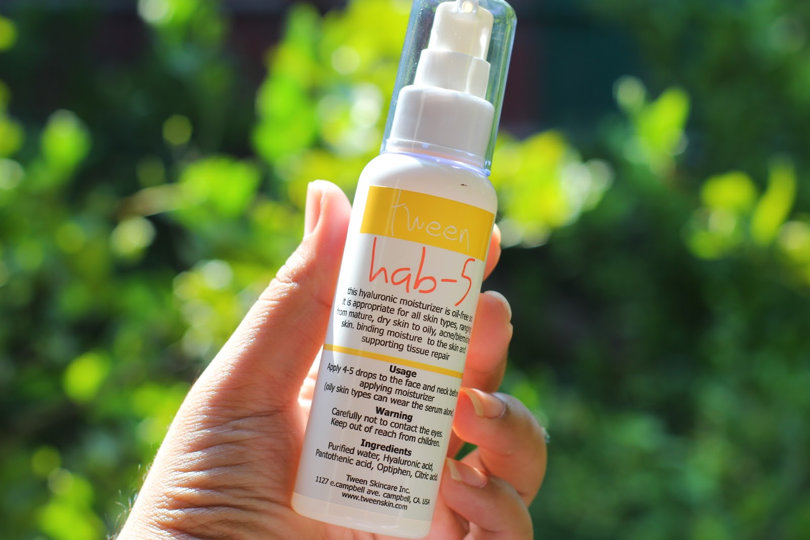 Tween hab-5 ครีมบำรุงสำหรับคนเป็นสิว หน้ามัน ผิวแพ้ง่าย